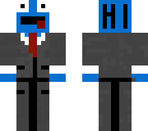 Blue Fancy Kermit | Minecraft Skin