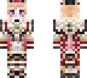 Dahlia~Color Accurate Genshin Impact | Minecraft Skin