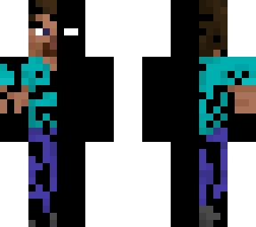 Darkness infected Steve | Minecraft Skin