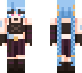 jinx arcane | Minecraft Skins