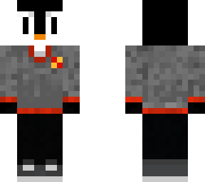 Pingu Uniforme Casual Gryffindor | Minecraft Skin