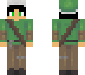 green knight boy justi | Minecraft Skin