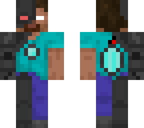 Cyborg Bionic Herobrine | Minecraft Skin