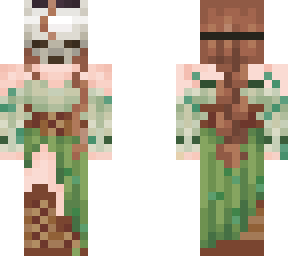Falyn new outfit, fixed skull | Minecraft Skin