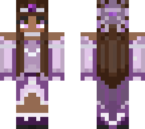 Amethyst Elven Princess | Minecraft Skin