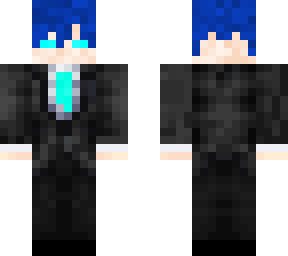 blue mafia | Minecraft Skin