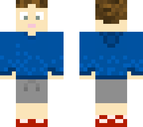 Boywith blue sweatshirt | Minecraft Skin