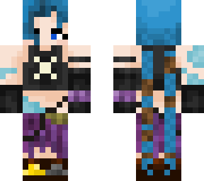 jinx arcane | Minecraft Skins