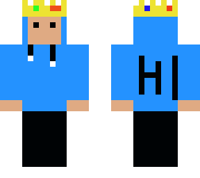 blue king | Minecraft Skins