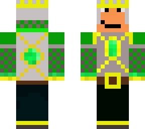 siege king green | Minecraft Skin