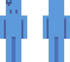 . blue blob . | Minecraft Skin