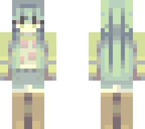 Lime Wind and Golden Hours // SFA 17 | Minecraft Skin