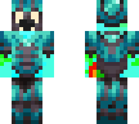 ParrotX2 with Netherite silence armor trim | Minecraft Skin