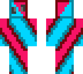 Red/Blue Stripes | Minecraft Skin