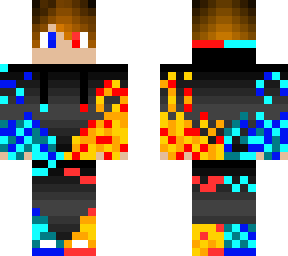 fire and ice | Minecraft Skins