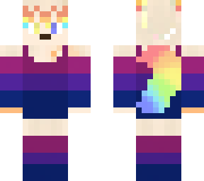 Halley Bi flag | Minecraft Skin