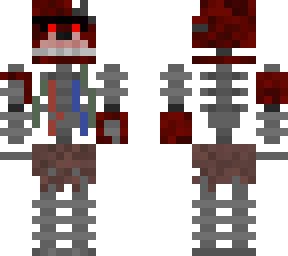 Ignited Foxy (red eyes) | Minecraft Skin