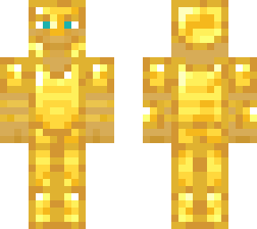 Updated Gold armor | Minecraft Skin