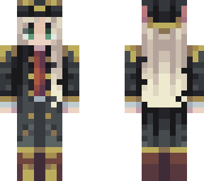 captain girl | Minecraft Skin