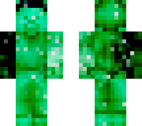 Green Galaxy Steve | Minecraft Skin