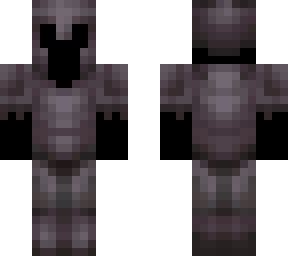 Netherite Armor with black body | Minecraft Skin