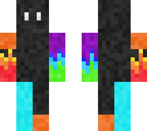 Raibow Firey Skin | Minecraft Skin