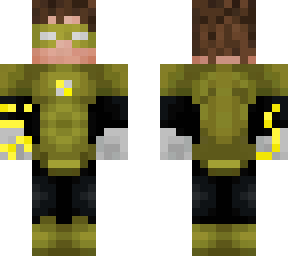 Yellow lantern | Minecraft Skin