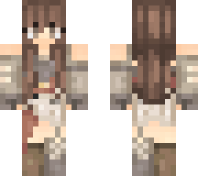 Flower Girl Pale flower | Minecraft Skin