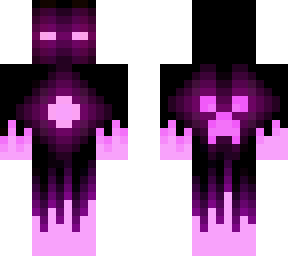 Purple creeper void | Minecraft Skin