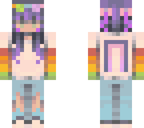 rainbow smoothie . tce 13 | Minecraft Skin