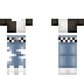 Checkered Belt OB 1.0 Black and White | Minecraft Skin