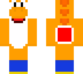 orange yoshi | Minecraft Skin