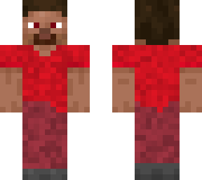 Red Steve | Minecraft Skin