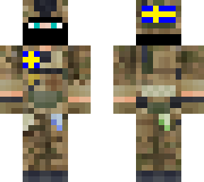 sweden special forces | Minecraft Skin