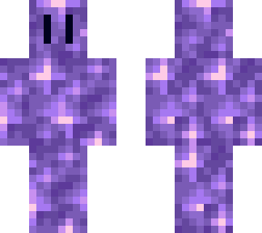 Amethyst skin with eyes (base: @Grillionz) | Minecraft Skin
