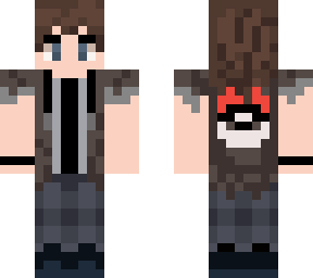 black pokemon trainer | Minecraft Skins