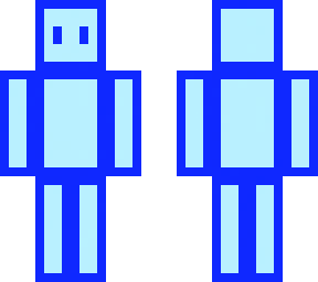 Blue Geometric | Minecraft Skin