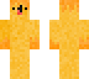 Derp Face Cheese Lava Drip | Minecraft Skin