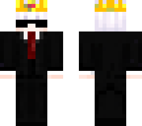 gojo in a suit | Minecraft Skins