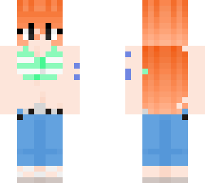 Nami from one piece | Minecraft Skin