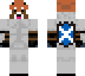 Red panda knight | Minecraft Skin