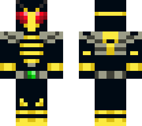 Kamen rider Minecraft: bee (hostile) | Minecraft Skin