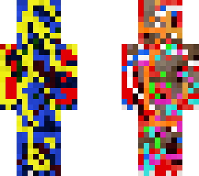 Rainbow Roxy AOA lighting | Minecraft Skin