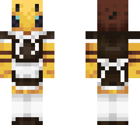 bee in maid dress | Minecraft Skin