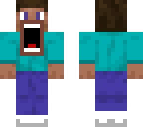 BigMouthSteve no 3d layer | Minecraft Skin