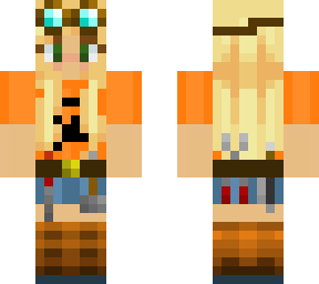 Hephaestus Girl | Minecraft Skin