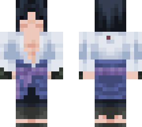 Sasuke faceless * (for NPC MOD) | Minecraft Skin