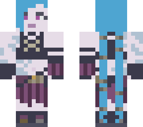 jinx arcane | Minecraft Skins