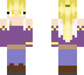 Ava Life Series Yellow Life | Minecraft Skin