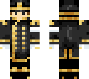 Black Suit Conductor | Minecraft Skin